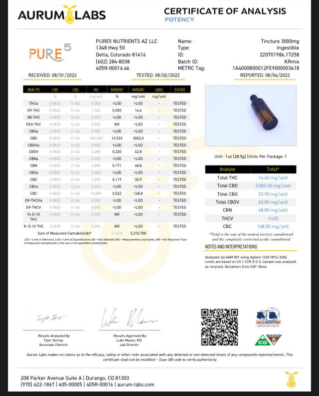 CBD Oil Broad Spectrum 3,000 mg 60 mg per serving Strawberry flavored ...